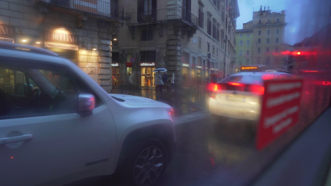 Italy, Rome, bus 64 ride from Cavalleggeri to Termini - YouTube