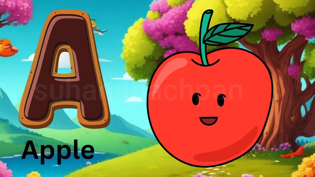 A is for Apple A A Apple / Popular Kids Learning ABC Phonics Song A to ...
