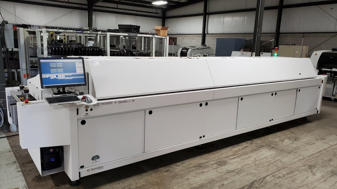 Electrovert Omni Excel 10 Reflow Oven Demonstration - YouTube