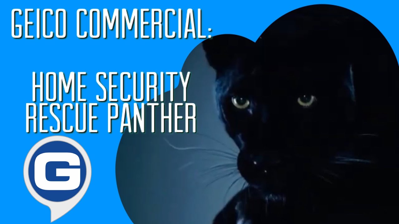 GEICO Commercial - Home Security Rescue Panther 🐈‍⬛🐆 (2012) - YouTube