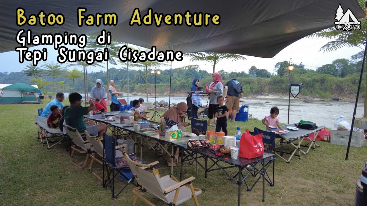 Glamping di Batoo Farm Adventure bersama keluarga VVIP - YouTube