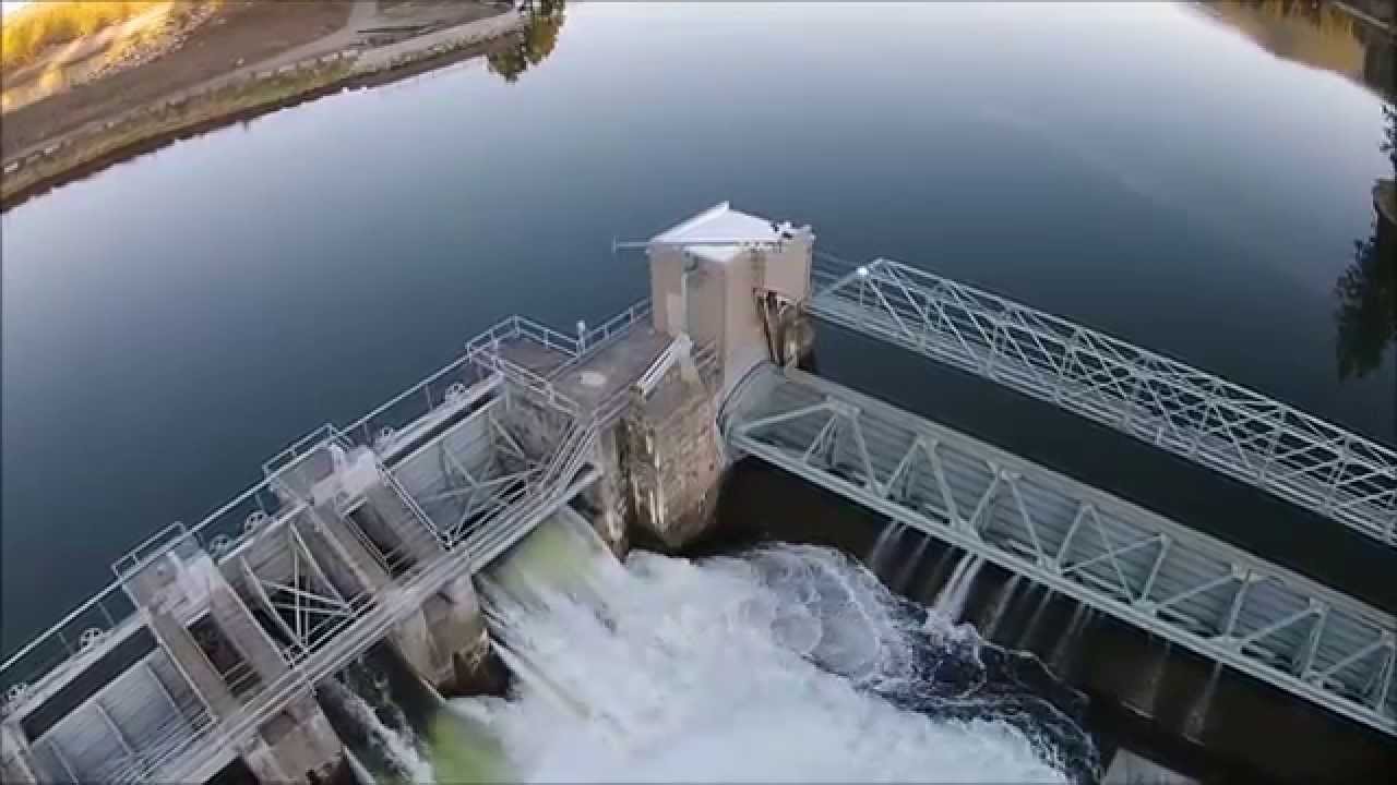 Post Falls Dam_Sunset_DjiP2V+ - YouTube