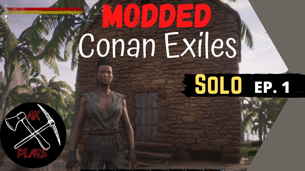 Conan Exiles Gameplay[Modded Playthrough] Solo - YouTube