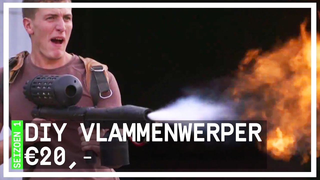 Kunnen we zelf een vlammenwerper bouwen? // S1 - YouTube