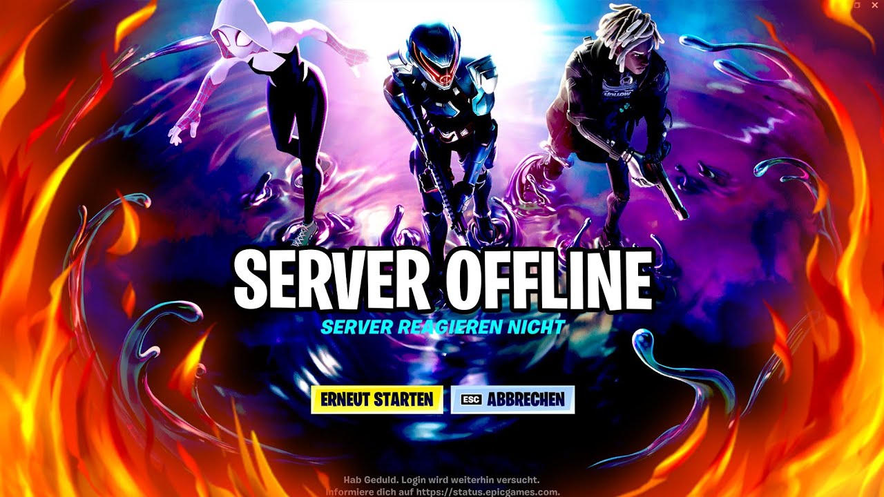 Fortnite Server offline - YouTube