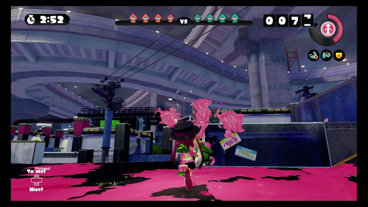 Splatoon Doing My Best In Spongebob Splatfest 889p 0 3 Tri Slosher Youtube