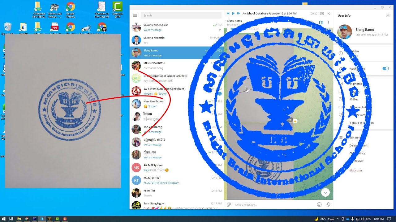 Convert Image to Clarify Stamp by Adobe PhotoShop សូមមើលរបៀប បំលែង ...