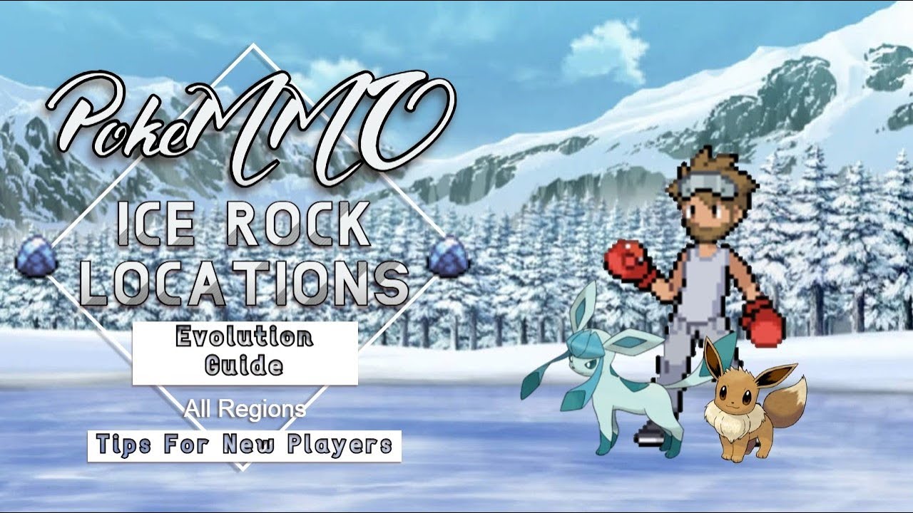 Each Regions Ice Rock Location - Tips For New Players - PokeMMO - YouTube