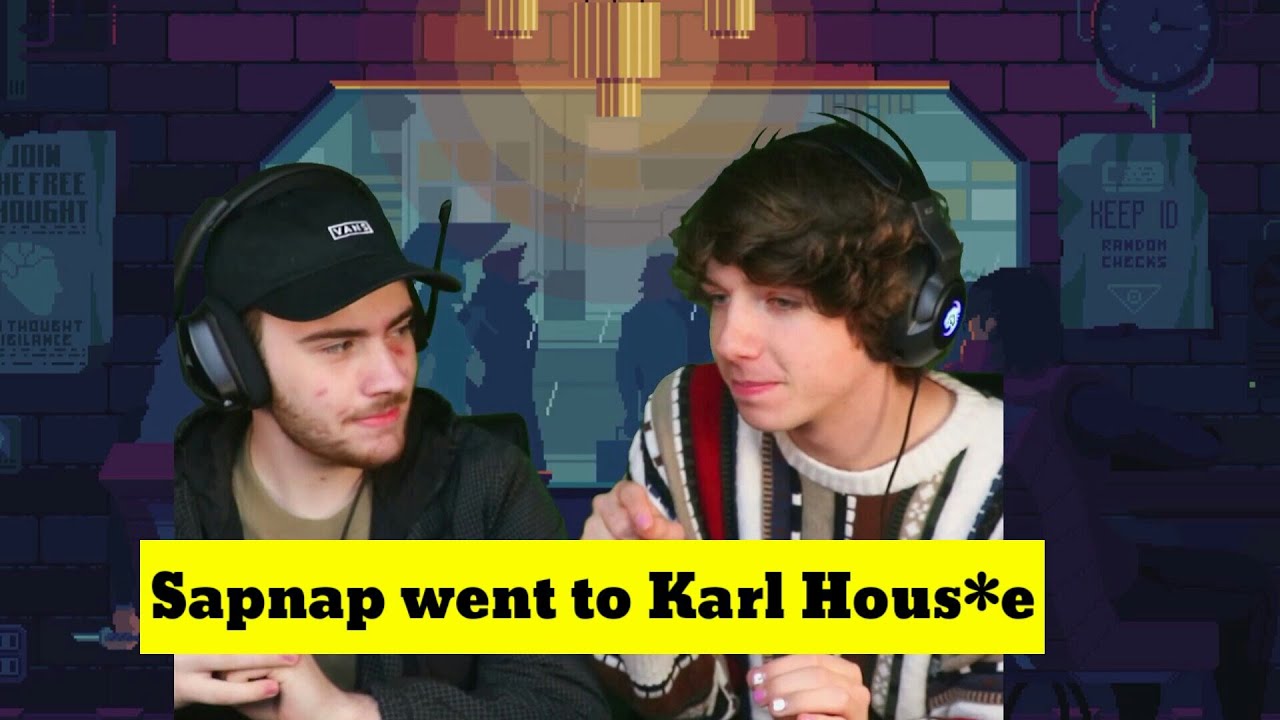 Sapnap goes to Karl House... - YouTube