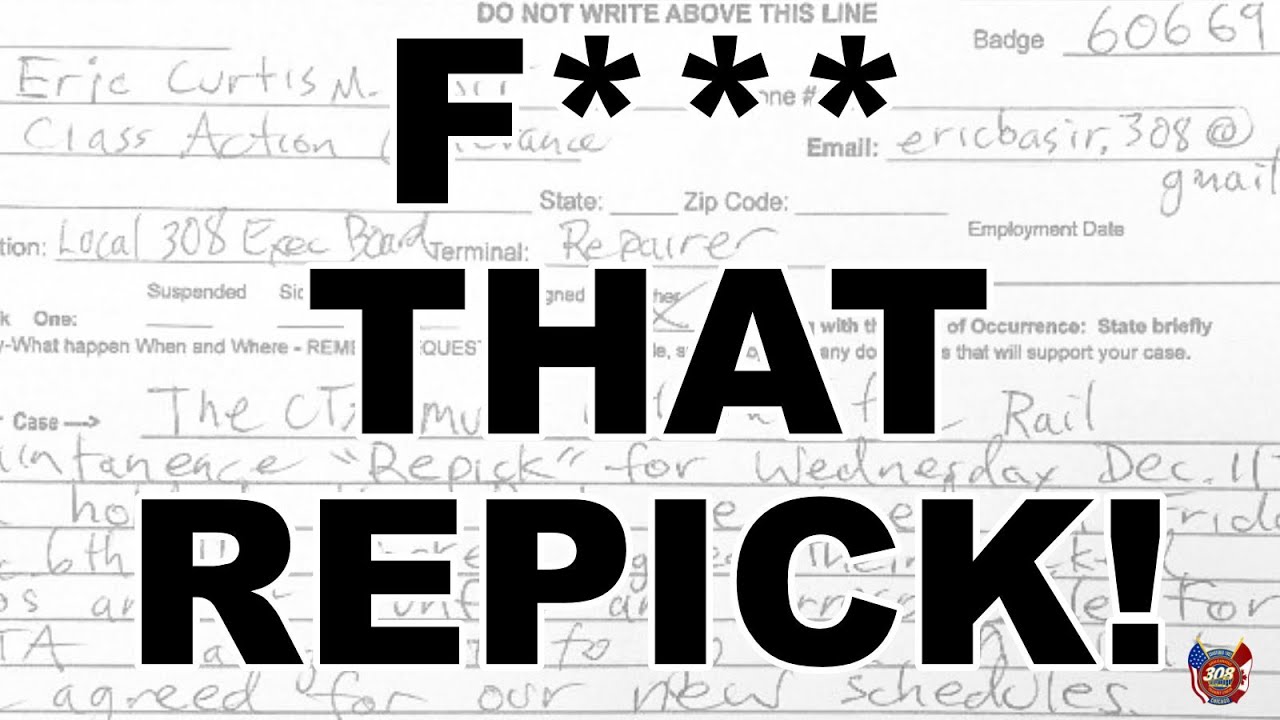 Stop The Re-Pick! - YouTube