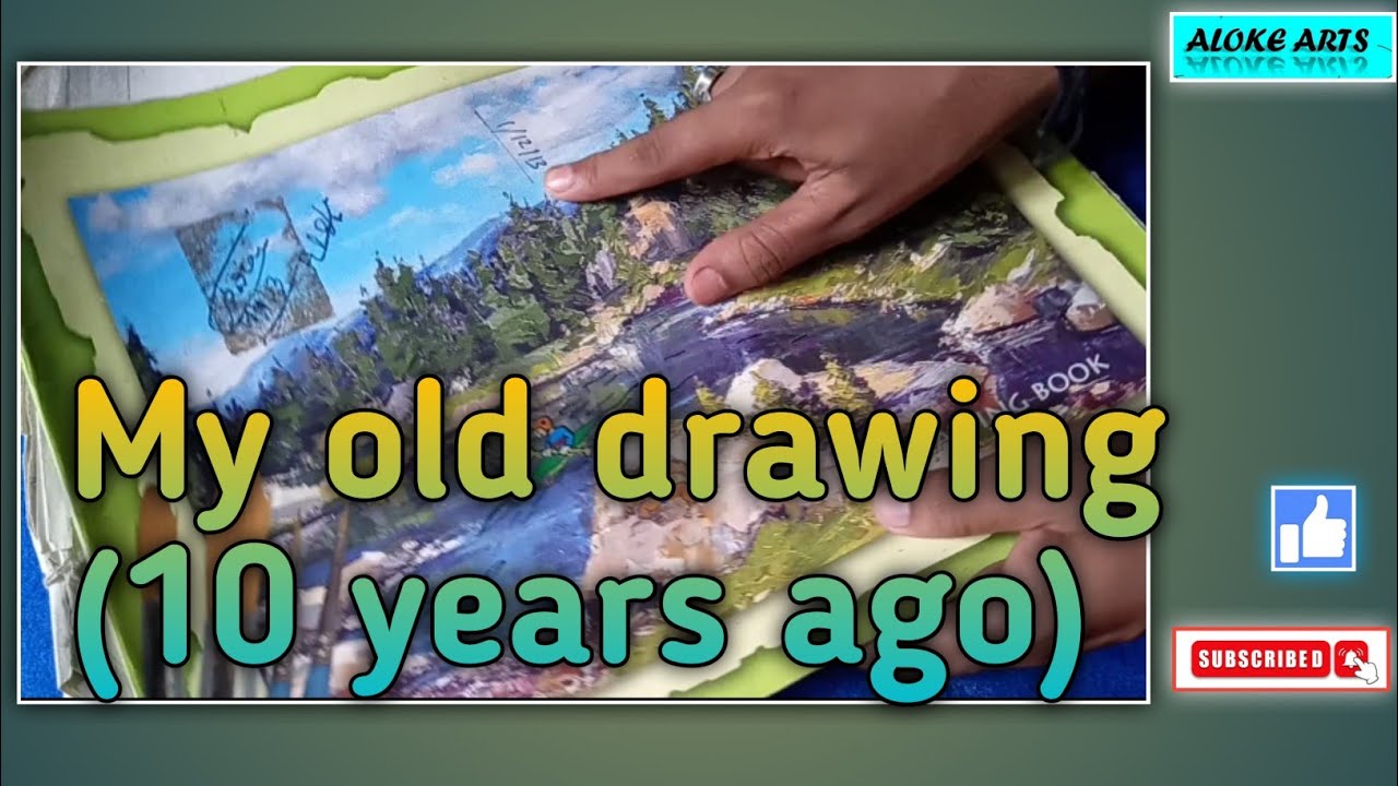 My old drawing (10 years ago) ️ ️. @alokearts - YouTube