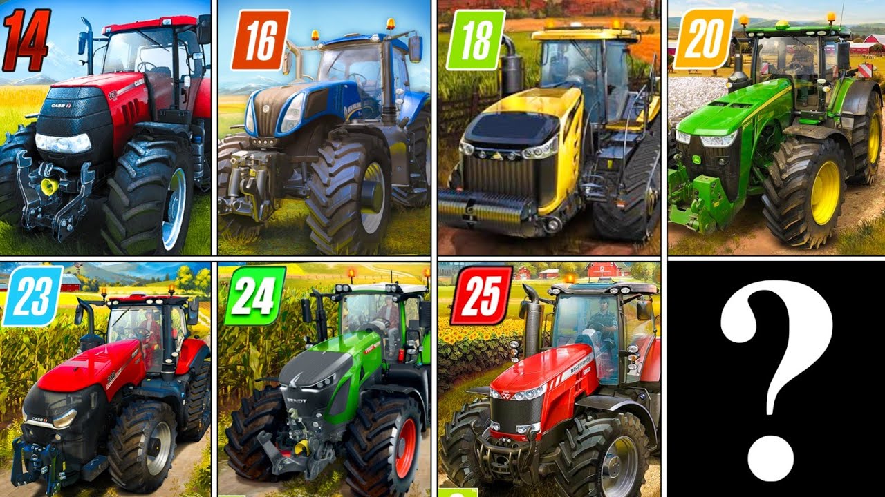 Fs14 vs Fs16 vs Fs18 vs Fs20 vs Fs23 | Mobile Gameplay | Timelapse | - YouTube