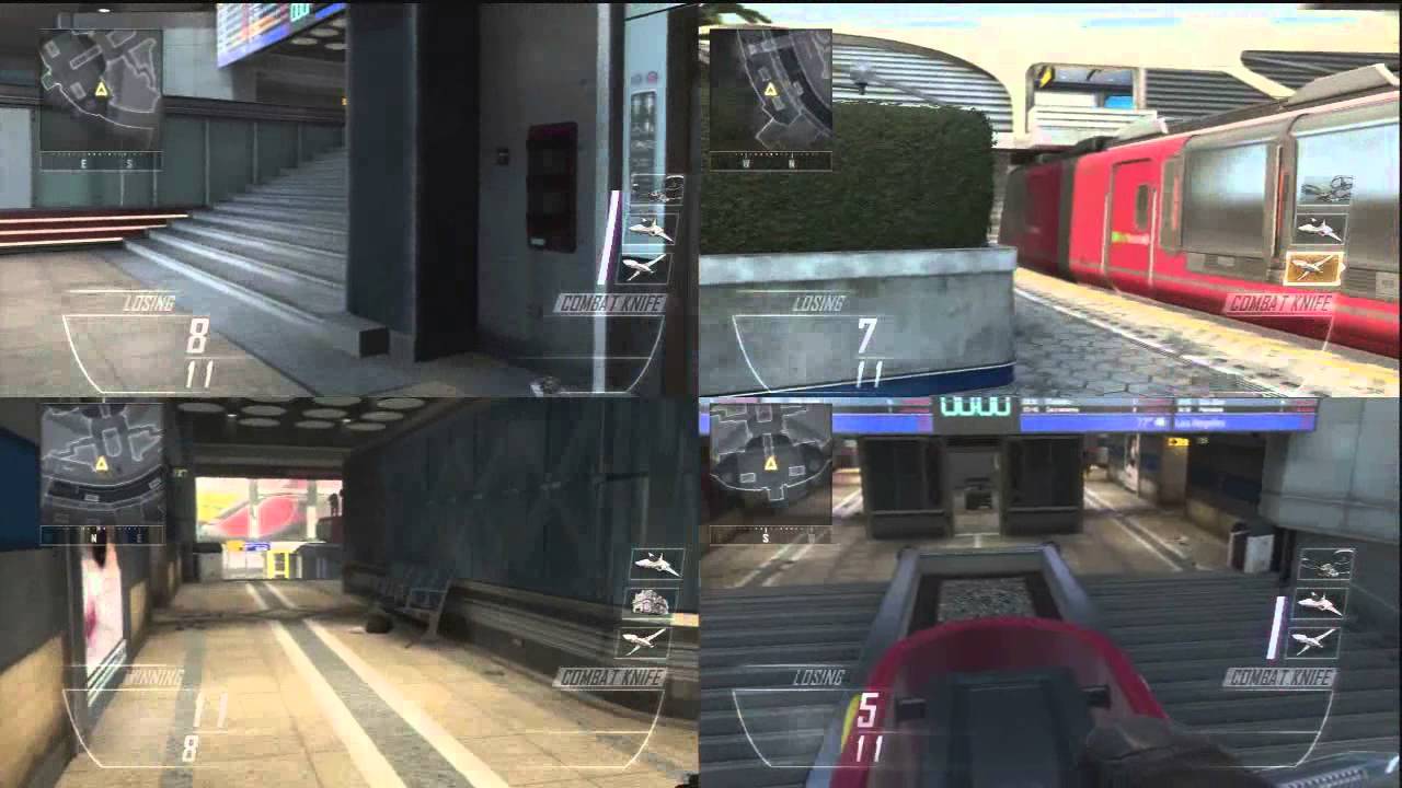 Black Ops 2 (4 Player) Split Screen - #02 - Trains Heal People ...