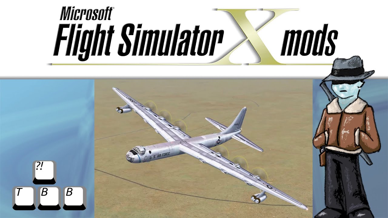 Flight Simulator X Plane Spotlight - Convair B-36 Peacemaker - YouTube
