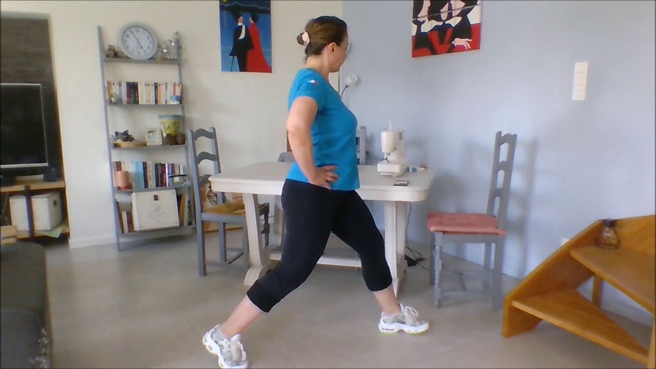 2.23 Renforcement musculaire bas du corps - Les fentes - YouTube