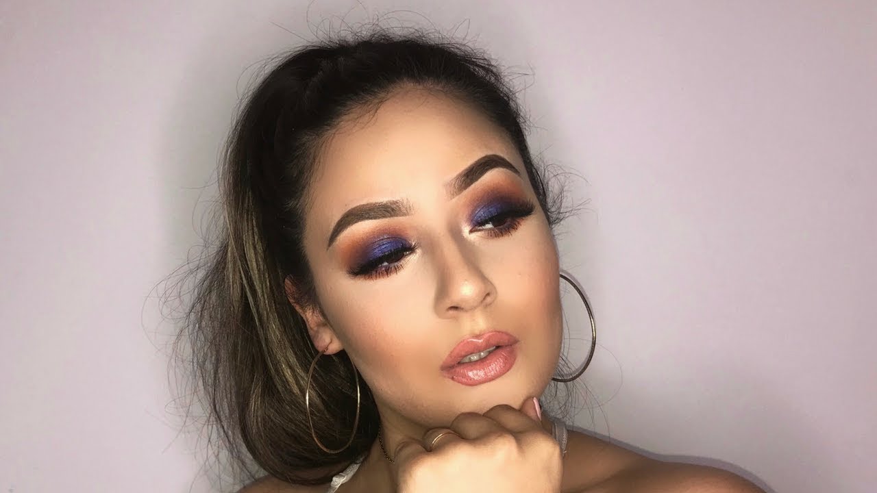 SMOKEY EYE AZUL ⎮ NYCEL ESCARREGA - YouTube