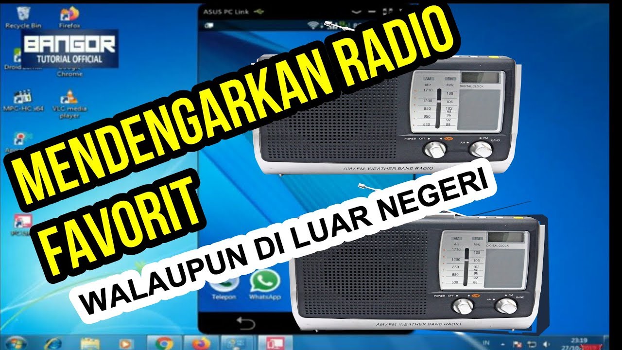 CARA Mendengarkan RADIO LIVE Di PC & HP ANDROID - YouTube