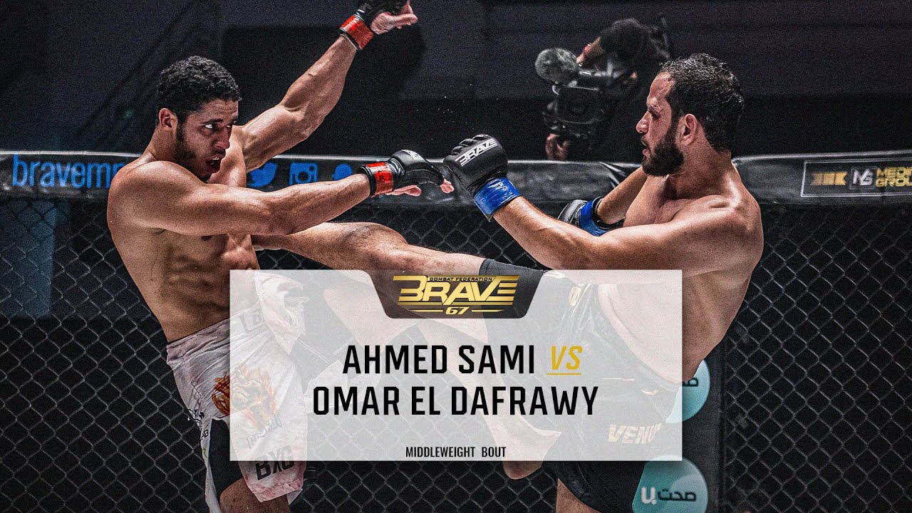 Ahmed Sami vs Omar El Dafrawy | FREE MMA Fight | BRAVE CF 67 - YouTube