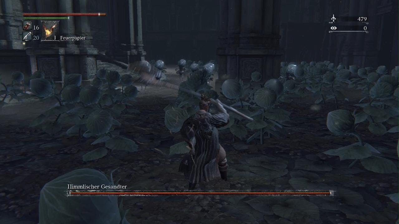 Bloodborne Celestial Emissary Boss - YouTube
