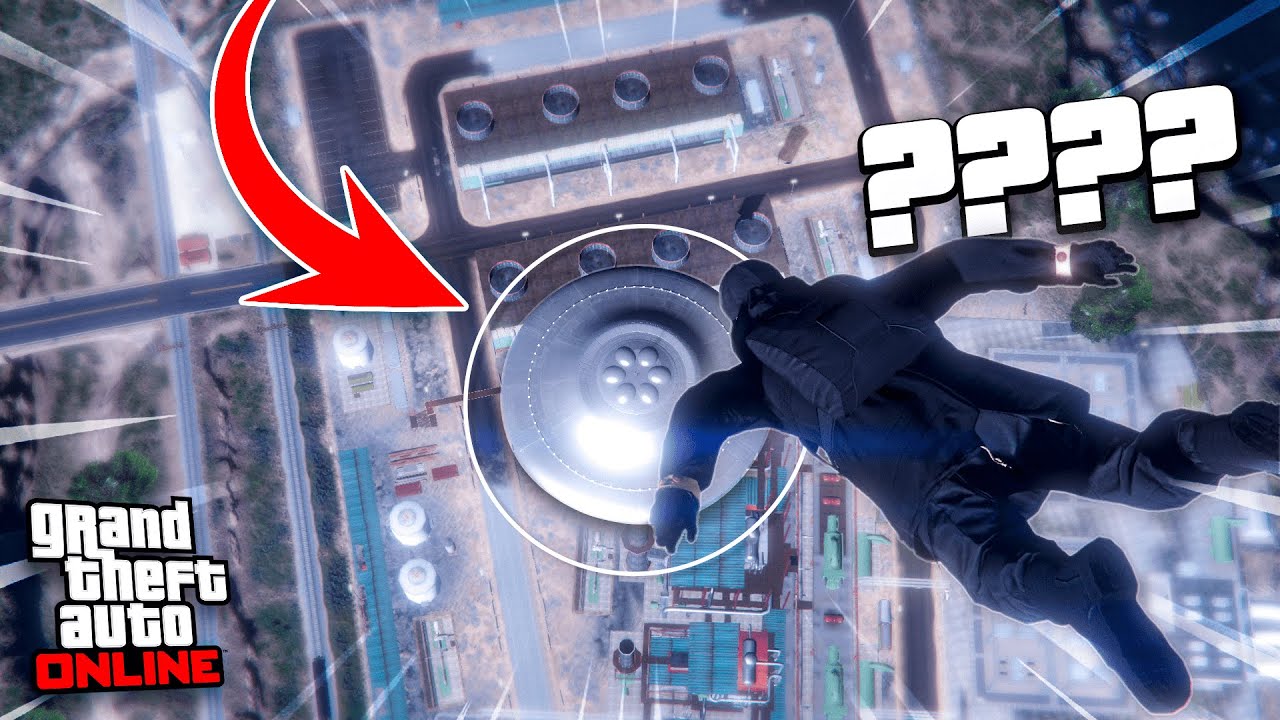 Oque Acontece se Você Pular em Cima da NAVE Alienígena? (Gta 5 Online ...