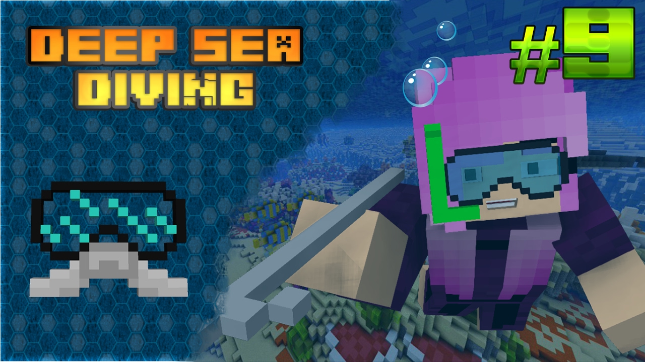 VIRE UM MERGULHADOR - DEEP SEA DIVING MOD - TUTORIAL MINECRAFT MOD #9 ...