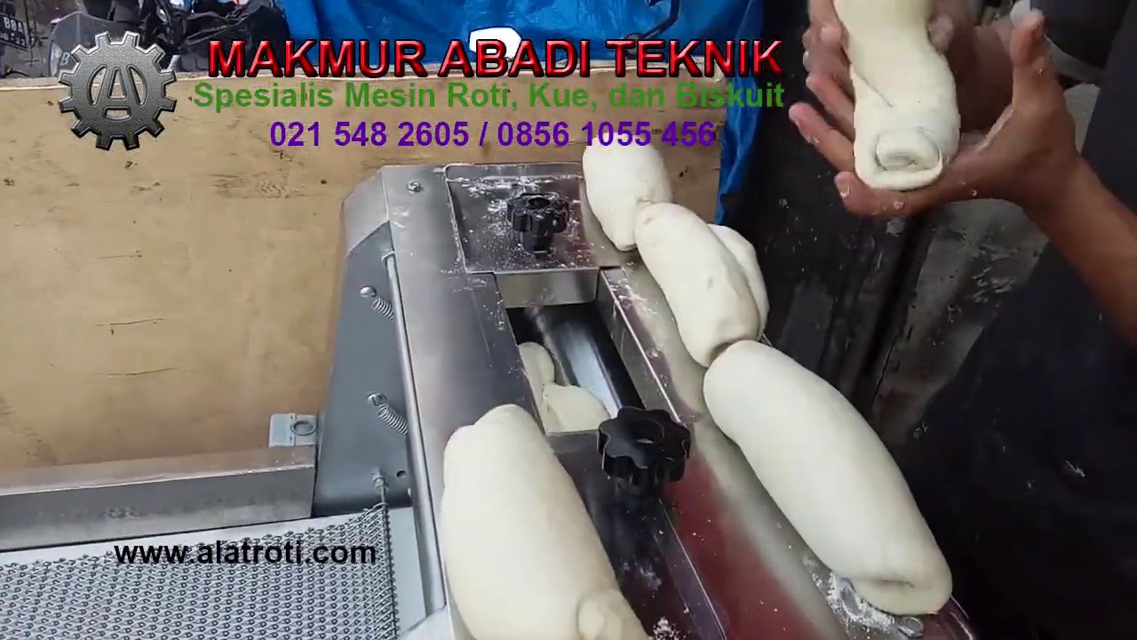 Mesin Penggulung Adonan Roti Tawar / Dough Molder - YouTube