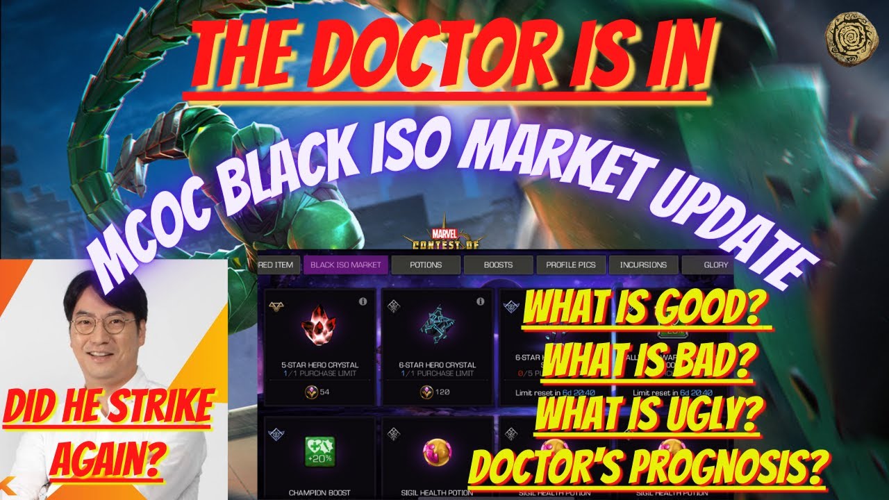 MCOC Black ISO Market Review What Is The Doctor's Prognosis - YouTube
