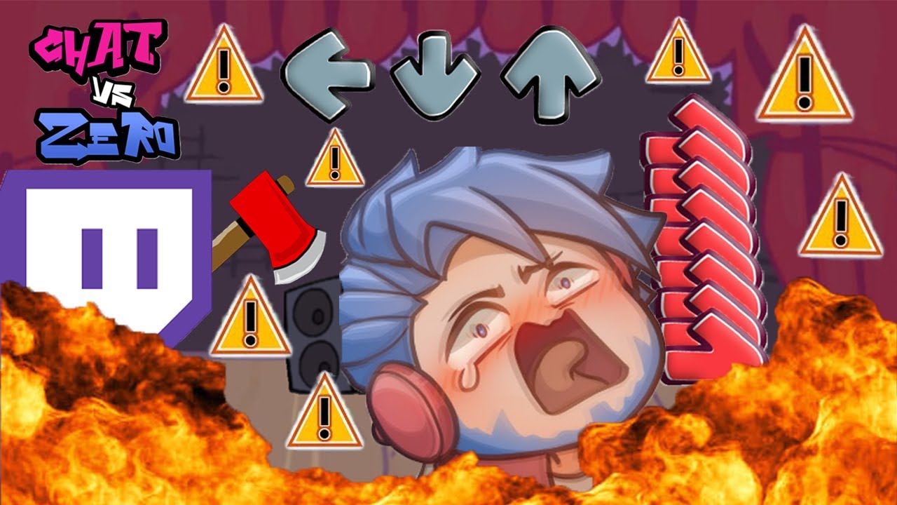 GIVING TWITCH CHAT CONTROL OF MY GAME (FNF Streamer Vs. Chat Highlights ...