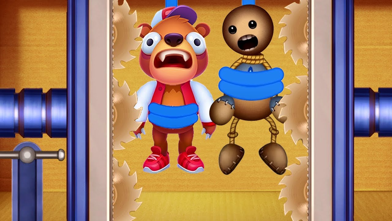 Vise Buzzsaw Machines vs Kick the Buddy vs Despicable Bear Android Gameplay - YouTube