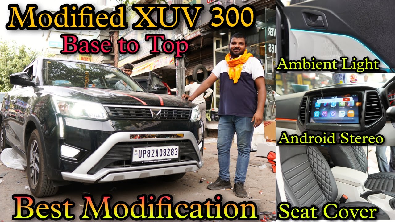 Xuv300 w4 to w8 modified xuv300 w4 modification xuv300 facelift ...