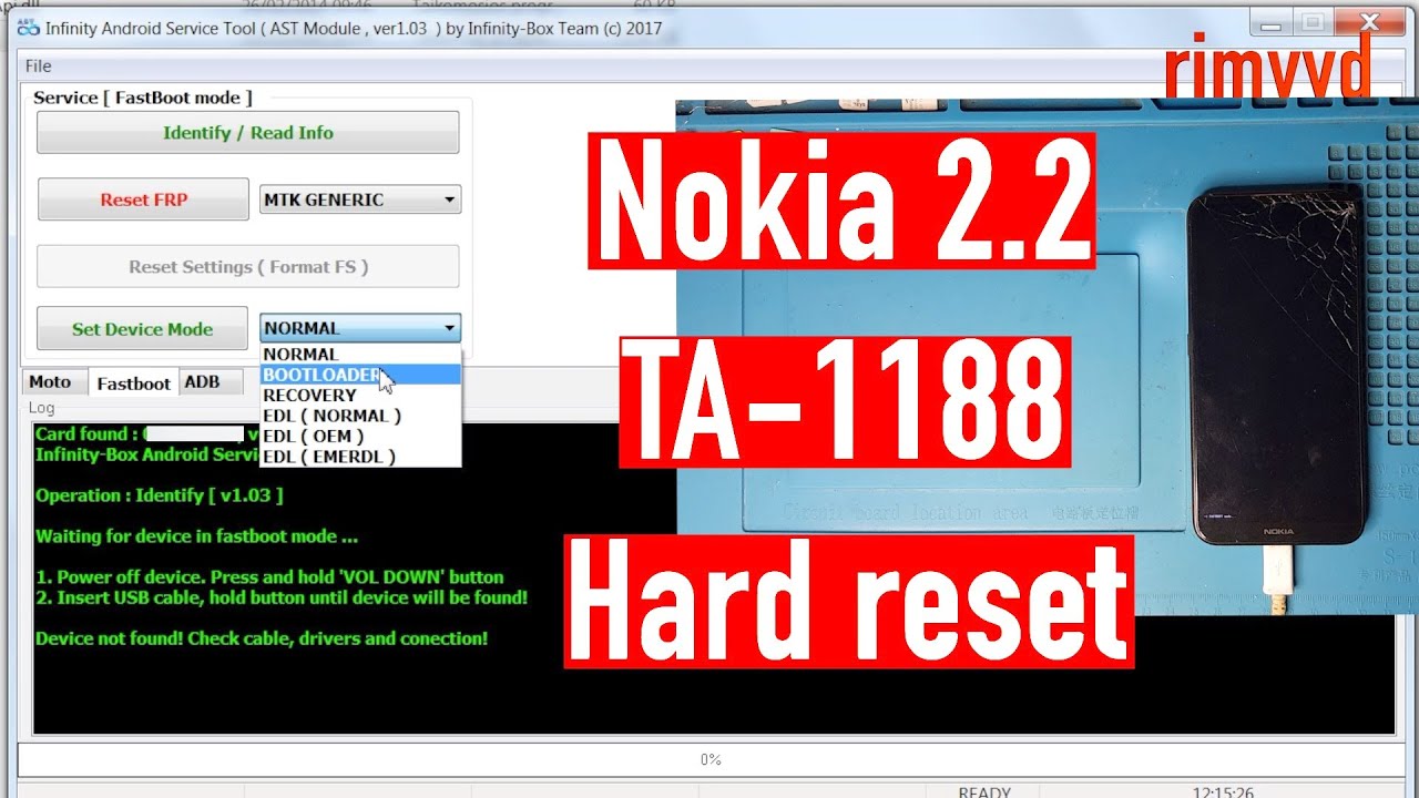 Nokia 2 2 TA 1188 Hard reset - YouTube