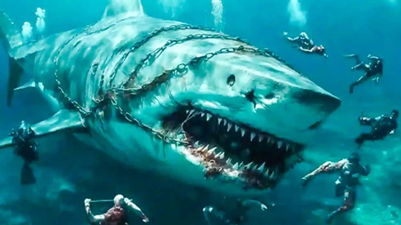 Los Tiburones Monstruos Más Grandes Captados Jamás Por Una Cámara - YouTube