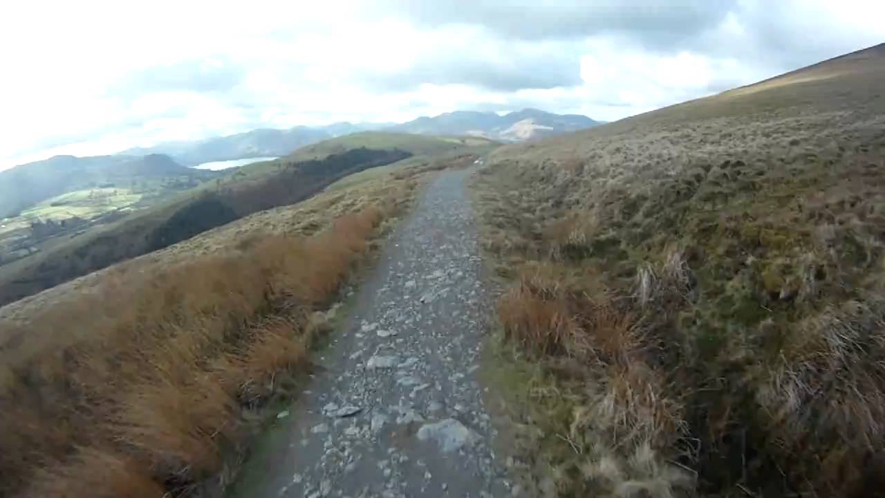 mountain biking skiddaw house loop mtb 27 2 11 part 2 - YouTube