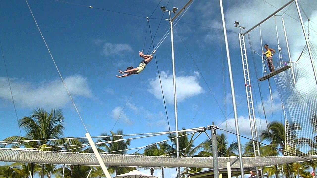 Flying Trapeze @ Club Med in Turks & Caicos - YouTube