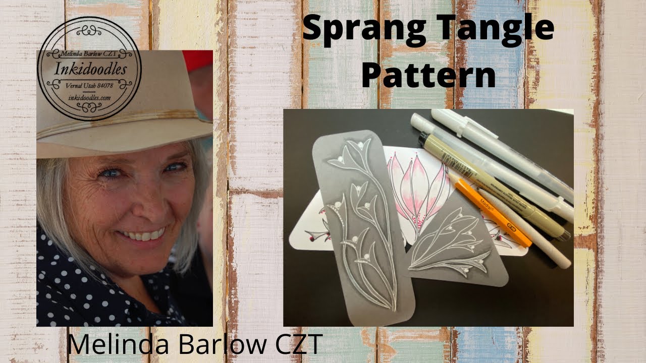 Sprang Tangle Pattern Art Lesson #497 - YouTube