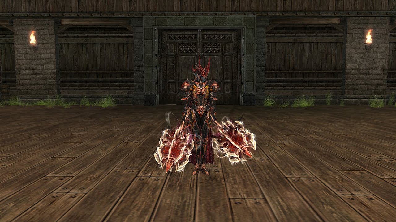Lineage II - Full Set Immortal Weapons (Red, Yellow) [All Chronicles ...