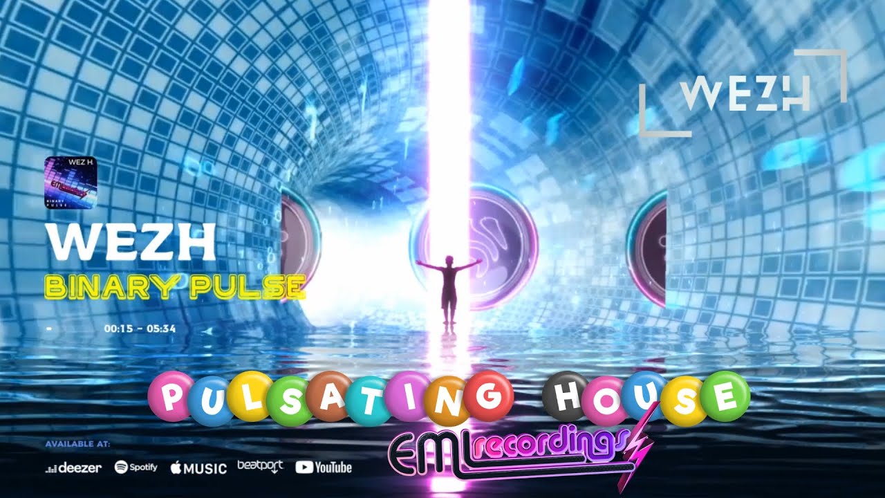 Puslating TECH HOUSE : WezH - Binary Pulse (Visualiser video)! - YouTube