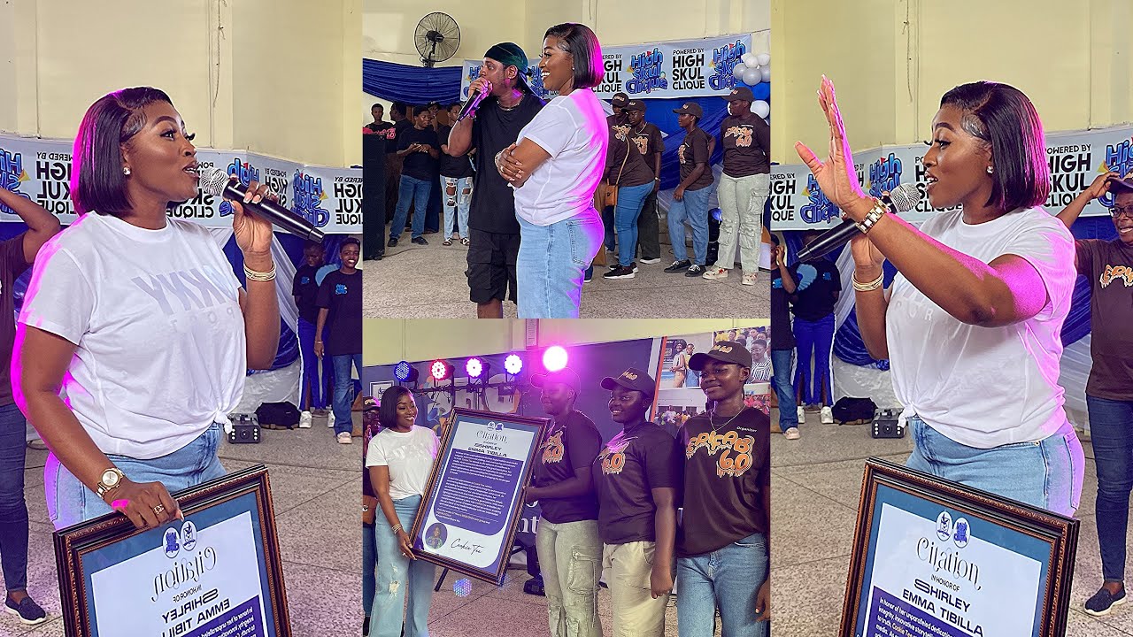 Ghana Most Beautiful host Cookie Tee Honored after Visited her Former ...