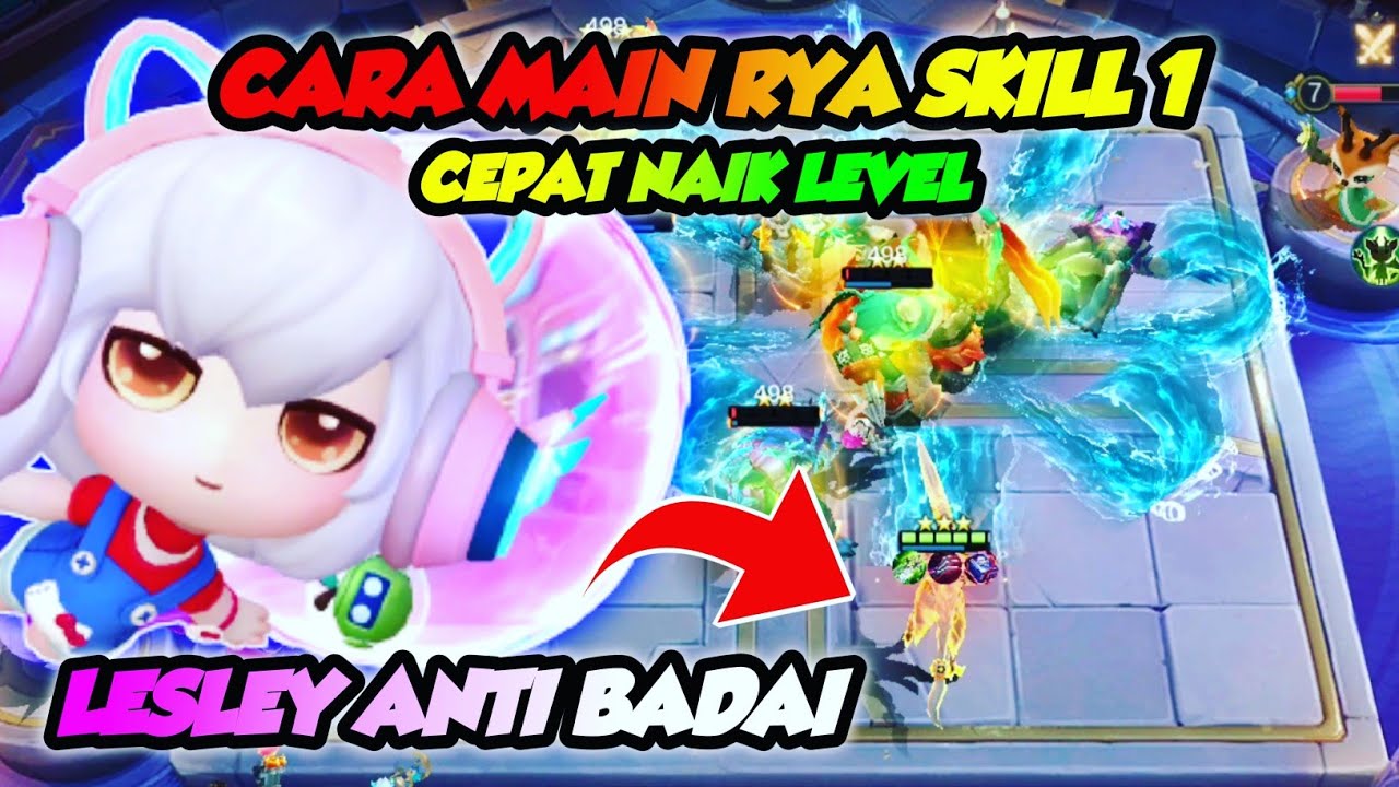 CARA MAIN RYA SKILL 1 UPDATE TERBARU ~ CEPAT NAIK LEVEL PAKE COMBO ...
