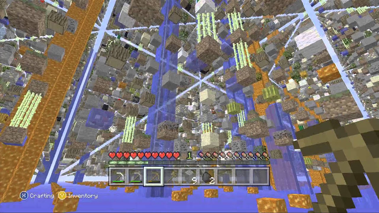 Minecraft Xbox - Sky Grid Map Challenge New Island (2) - YouTube
