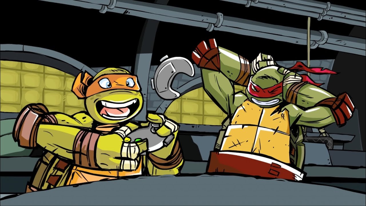 teenage mutant ninja turtles rooftop run gameplay - YouTube