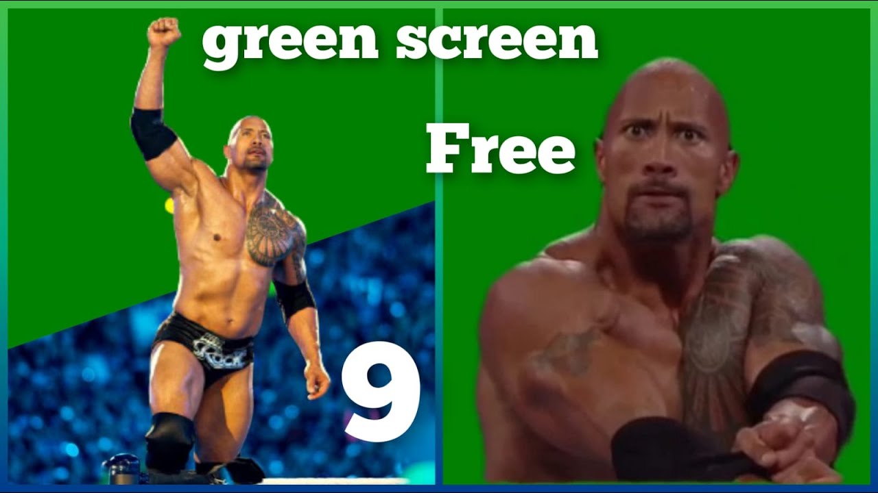 Dwayne Johnson 2021 green screen no copyright | Dwayne Johnson green ...