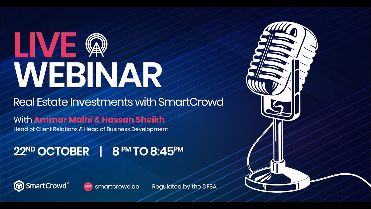 Webinars - SmartCrowd | Invest in Real Estate with Ease