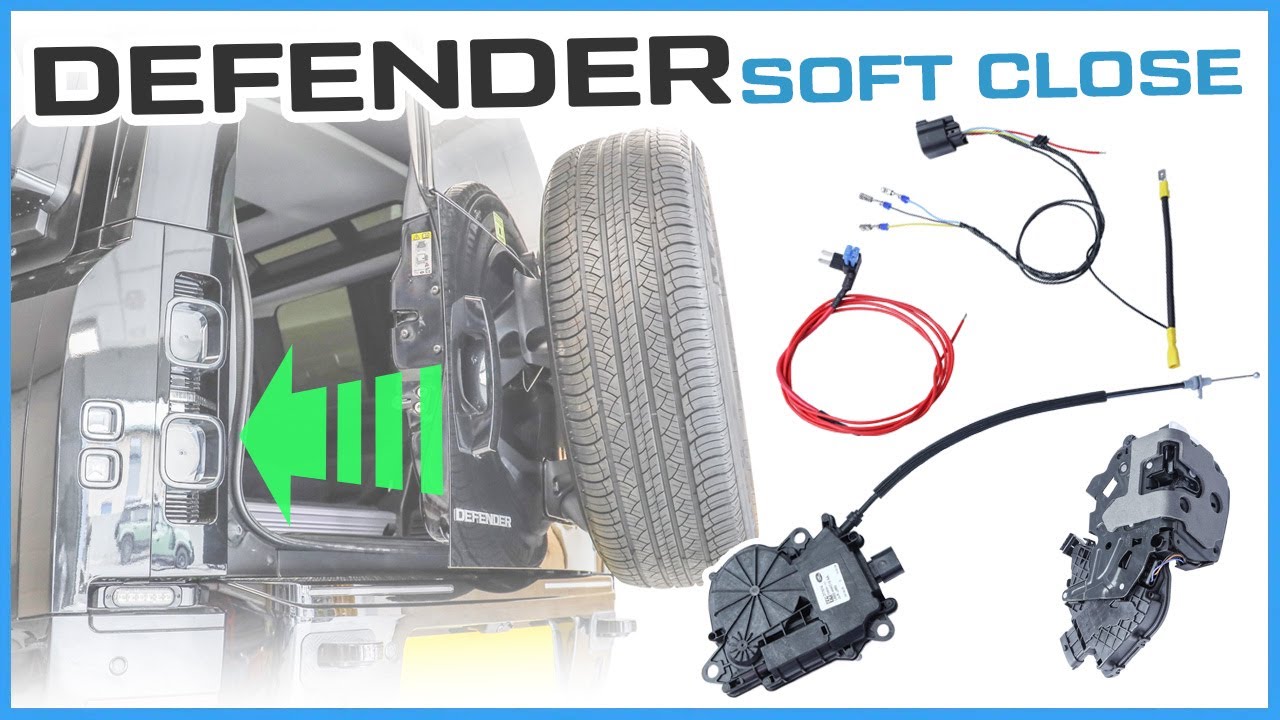 DIY Soft Close Rear Door Tailgate Retrofit Upgrade For Land Rover ...