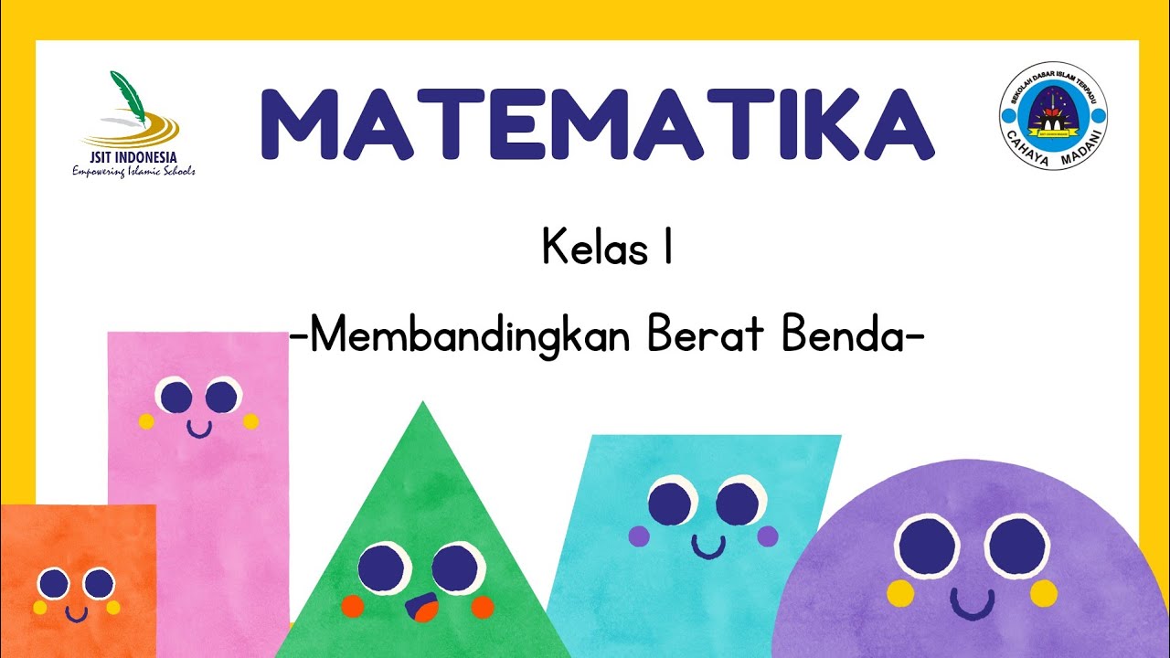 Matematika||Membandingkan Berat Benda||Kelas 1 - YouTube