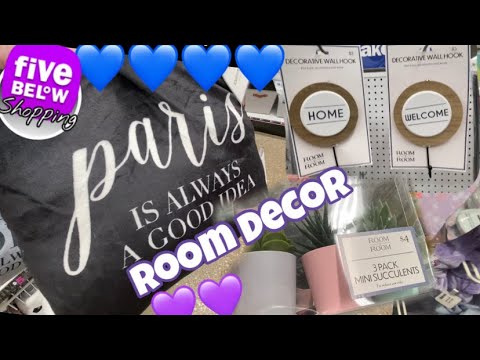 Five Below Room Decor Shopping 2021 - YouTube