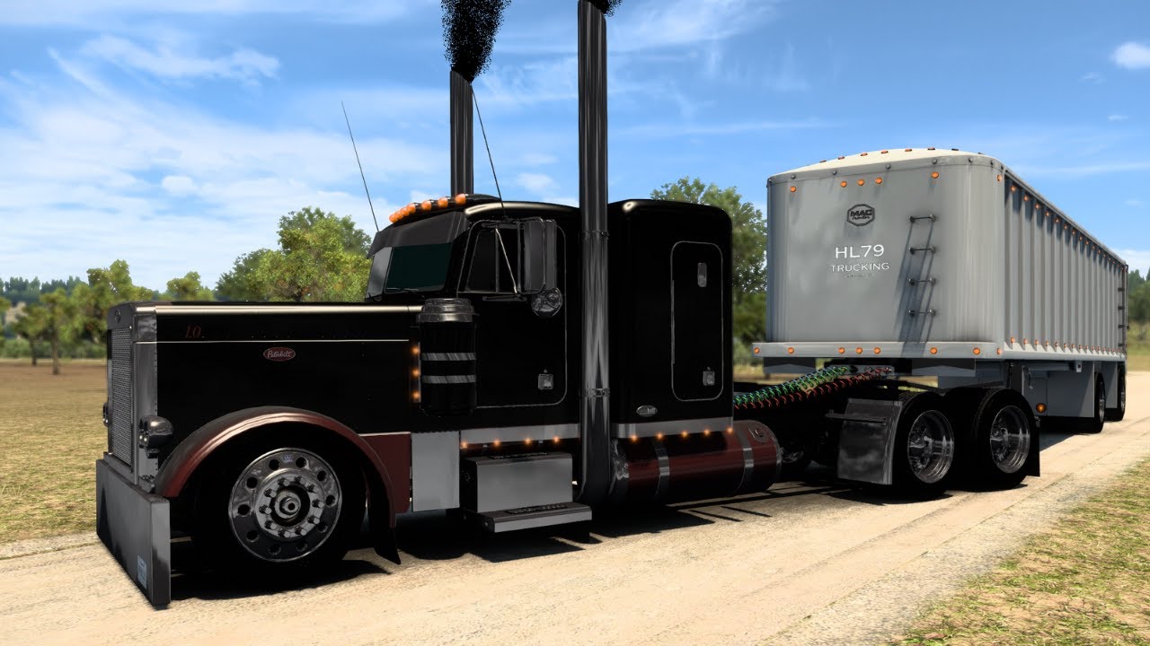 Rat Rod Peterbilt - (CAT 6NZ) - BiggDogg 379 - Pave Train MAC Trailer ...