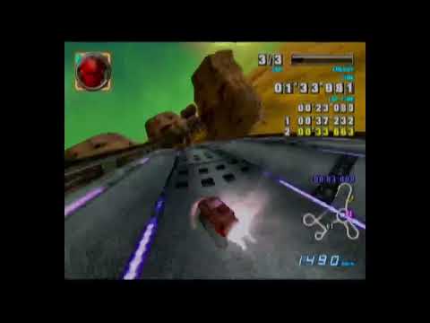 F-Zero GX Sand Ocean Surface Slide with Crazy Bear in 1'45\
