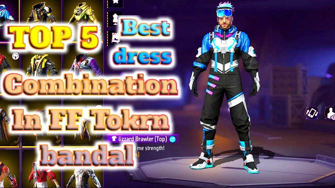 TOP 5 BEST DRESS COMBINATION IN FF TOKRN BANDAL #freefire #youtube ...