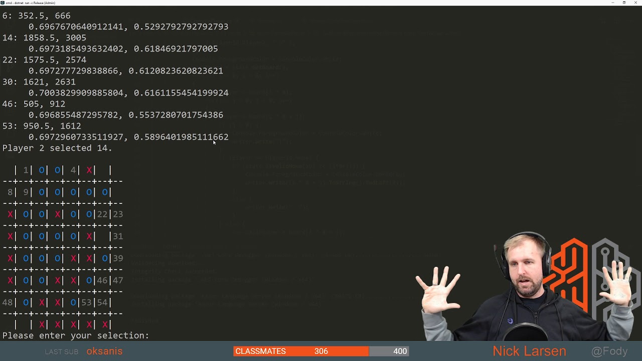 S0090 - Happy Wednesday! putting a windows GUI on the Othello game we built - YouTube